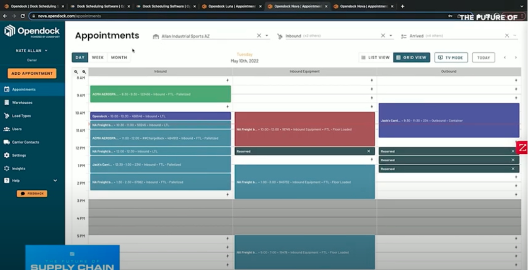 Opendock Migration Page AP